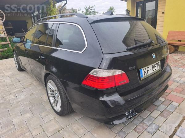 Melns BMW 525 2007 Jēkabpils, ar dzinēja tilpumu 2.90 L un nobraukumu 224 tūkst. km par 5500 €, foto 5 vietnē AUTOMOTO.COM.LV