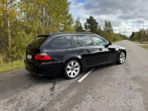 Black BMW 525 2007 in Tukums, with an engine capacity of 3.00 L and mileage of 359 thousand km for 4699 €, photo 4 on AUTOMOTO.COM.LV