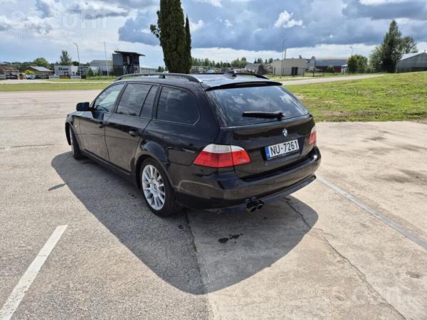 Black BMW 525 2008 in Riga, with an engine capacity of 3.00 L and mileage of 580 thousand km for 3000 €, photo 3 on AUTOMOTO.COM.LV