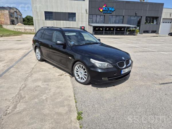 Black BMW 525 2008 in Riga, with an engine capacity of 3.00 L and mileage of 580 thousand km for 3000 €, photo 5 on AUTOMOTO.COM.LV