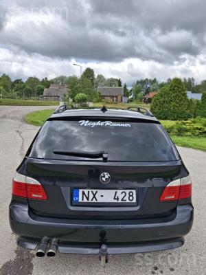 Black BMW 525 2008 in Valka, with an engine capacity of 3.00 L and mileage of 406 thousand km for 3000 €, photo 3 on AUTOMOTO.COM.LV