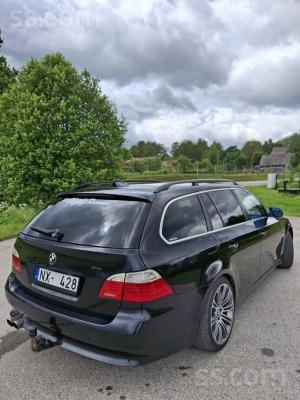 Black BMW 525 2008 in Valka, with an engine capacity of 3.00 L and mileage of 406 thousand km for 3000 €, photo 4 on AUTOMOTO.COM.LV