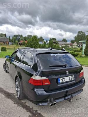 Black BMW 525 2008 in Valka, with an engine capacity of 3.00 L and mileage of 406 thousand km for 3000 €, photo 5 on AUTOMOTO.COM.LV