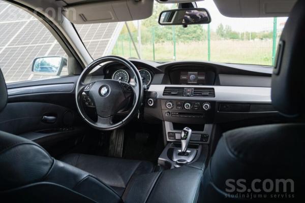 Melns BMW 525 2008 Rīga, ar dzinēja tilpumu 3.00 L un nobraukumu 0 tūkst. km par 7790 €, foto 11 vietnē AUTOMOTO.COM.LV