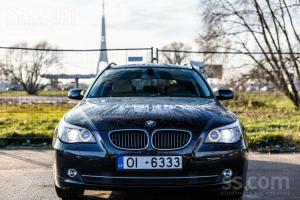 Black BMW 525 2008 in Riga, with an engine capacity of 3.00 L and mileage of 320 thousand km for 6990 €, photo 3 on AUTOMOTO.COM.LV