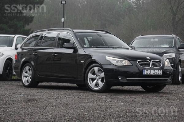 Melns BMW 525 2008 Rīga, ar dzinēja tilpumu 3.00 L un nobraukumu 268 tūkst. km par 5990 €, foto 2 vietnē AUTOMOTO.COM.LV