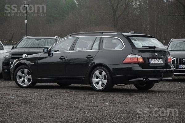 Melns BMW 525 2008 Rīga, ar dzinēja tilpumu 3.00 L un nobraukumu 268 tūkst. km par 5990 €, foto 3 vietnē AUTOMOTO.COM.LV