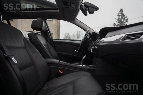 Melns BMW 525 2008 Rīga, ar dzinēja tilpumu 3.00 L un nobraukumu 268 tūkst. km par 5990 €, foto 5 vietnē AUTOMOTO.COM.LV