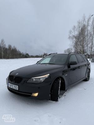 Black BMW 525 2008 in Skuodas, with an engine capacity of 2.50 L and mileage of 372 thousand km for 4750 €, photo 5 on AUTOMOTO.COM.LV
