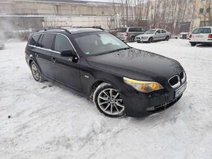 Black BMW 525 2008 in Kaunas, with an engine capacity of 2.99 L and mileage of 362 thousand km for 3850 €, photo  on AUTOMOTO.COM.LV