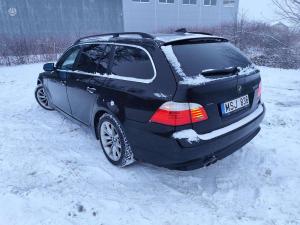 Black BMW 525 2008 in Kaunas, with an engine capacity of 2.99 L and mileage of 362 thousand km for 3850 €, photo 5 on AUTOMOTO.COM.LV