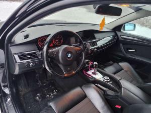 Black BMW 525 2008 in Kaunas, with an engine capacity of 2.99 L and mileage of 362 thousand km for 3850 €, photo 13 on AUTOMOTO.COM.LV