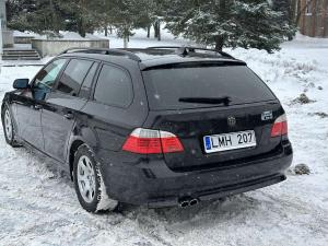 Melns BMW 525 2008 Klaipėda, ar dzinēja tilpumu 2.99 L un nobraukumu 350 tūkst. km par 2999 €, foto 6 vietnē AUTOMOTO.COM.LV