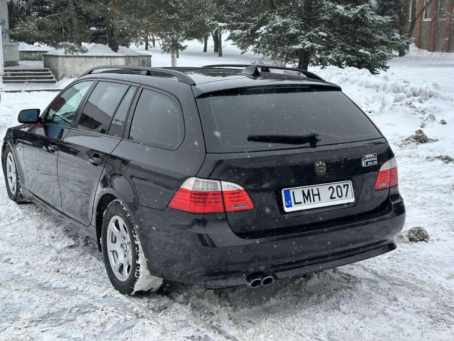 Melns BMW 525 2008 Klaipėda, ar dzinēja tilpumu 2.99 L un nobraukumu 350 tūkst. km par 2999 €, foto 6 vietnē AUTOMOTO.COM.LV