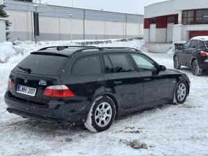 Melns BMW 525 2008 Klaipėda, ar dzinēja tilpumu 2.99 L un nobraukumu 350 tūkst. km par 2999 €, foto 9 vietnē AUTOMOTO.COM.LV
