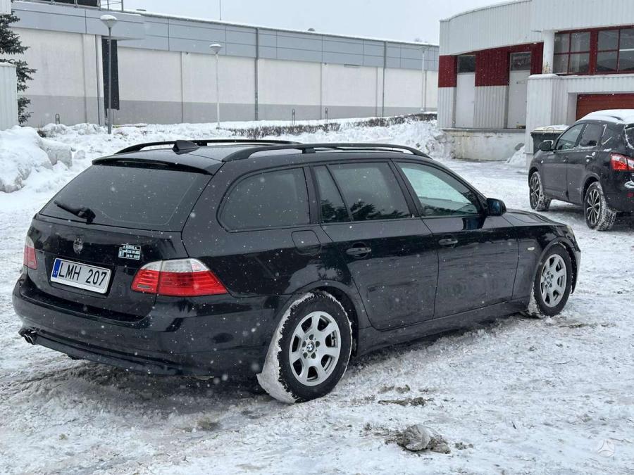 Melns BMW 525 2008 Klaipėda, ar dzinēja tilpumu 2.99 L un nobraukumu 350 tūkst. km par 2999 €, foto 9 vietnē AUTOMOTO.COM.LV