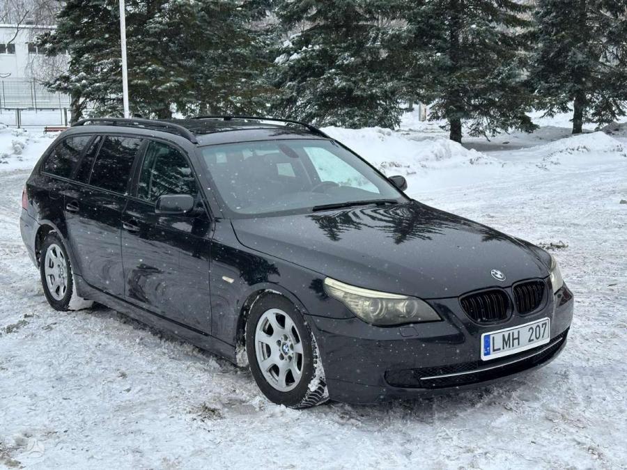 Melns BMW 525 2008 Klaipėda, ar dzinēja tilpumu 2.99 L un nobraukumu 350 tūkst. km par 2999 €, foto 12 vietnē AUTOMOTO.COM.LV