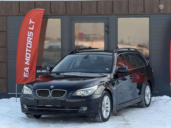Black BMW 525 2008 in Vilnius, with an engine capacity of 2.99 L and mileage of 291 thousand km for 4750 €, photo 1 on AUTOMOTO.COM.LV