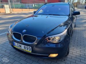 Black BMW 525 2008 in Alytus, with an engine capacity of 3.00 L and mileage of 373 thousand km for 2950 €, photo  on AUTOMOTO.COM.LV