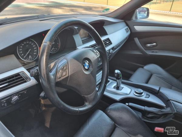 Melns BMW 525 2008 Alīta, ar dzinēja tilpumu 3.00 L un nobraukumu 373 tūkst. km par 2950 €, foto 7 vietnē AUTOMOTO.COM.LV