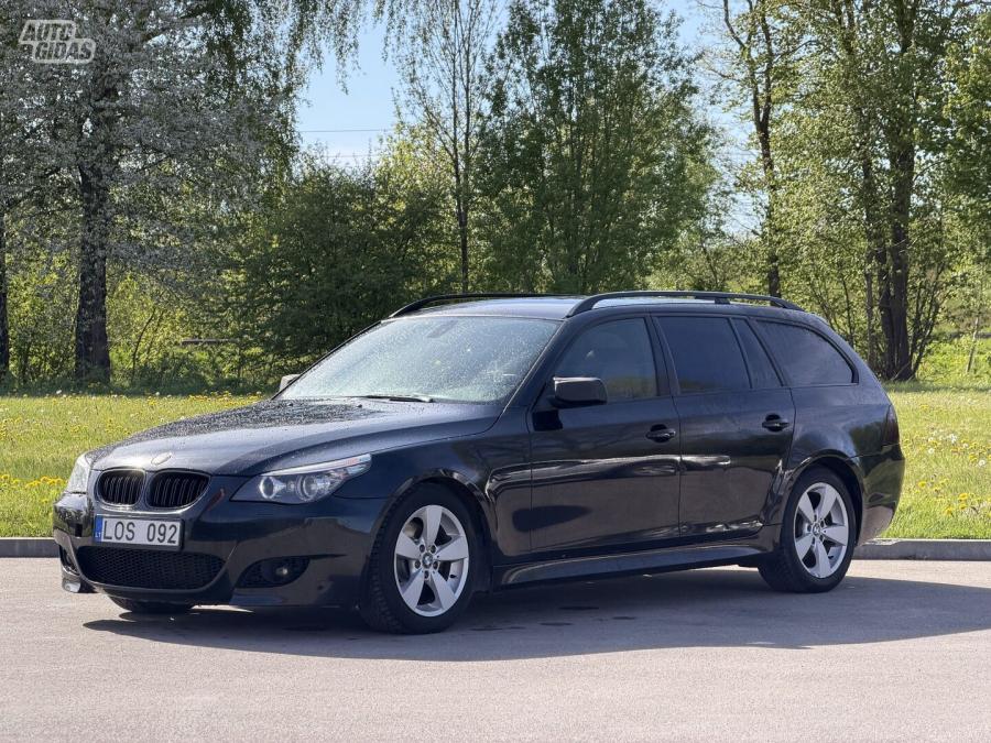 Черный БМВ 525 2008 в Кретинга, объемом двигателя 3.00 л и пробегом 450 тыс. км за 4000 €, фото 1 на AUTOMOTO.COM.LV
