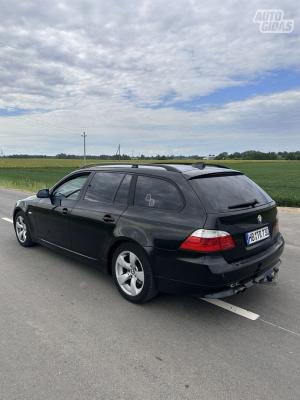 Black BMW 525 2008 in Sakiai, with an engine capacity of 3.00 L and mileage of 367 thousand km for 4250 €, photo 4 on AUTOMOTO.COM.LV