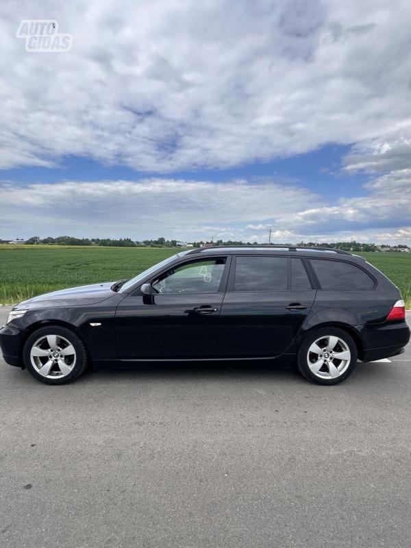 Black BMW 525 2008 in Sakiai, with an engine capacity of 3.00 L and mileage of 367 thousand km for 4250 €, photo 6 on AUTOMOTO.COM.LV