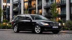 Black BMW 525 2008 in Riga, with an engine capacity of 3.00 L and mileage of 268 thousand km for 4990 €, photo 3 on AUTOMOTO.COM.LV