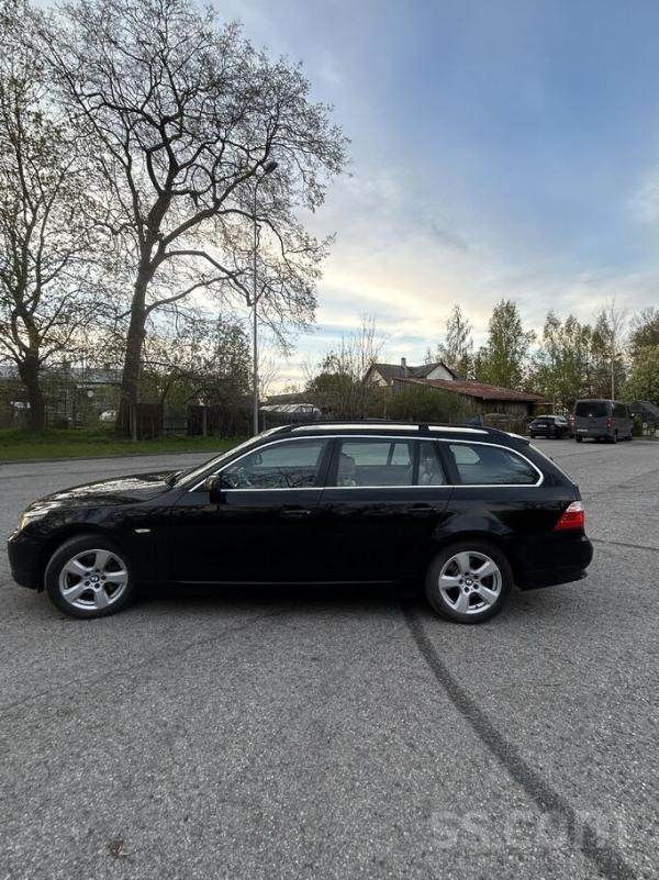 Melns BMW 525 2008 Valka, ar dzinēja tilpumu 3.00 L un nobraukumu 327 tūkst. km par 4700 €, foto 2 vietnē AUTOMOTO.COM.LV