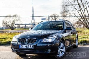 Черный БМВ 525 2008 в Рига, объемом двигателя 3.00 л и пробегом 320 тыс. км за 6990 €, фото  на AUTOMOTO.COM.LV