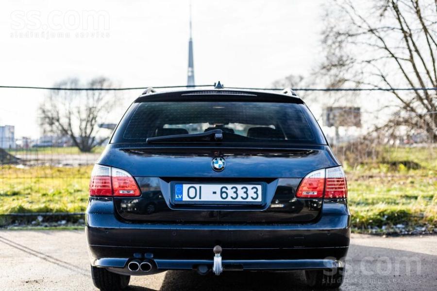 Melns BMW 525 2008 Rīga, ar dzinēja tilpumu 3.00 L un nobraukumu 320 tūkst. km par 6990 €, foto 9 vietnē AUTOMOTO.COM.LV