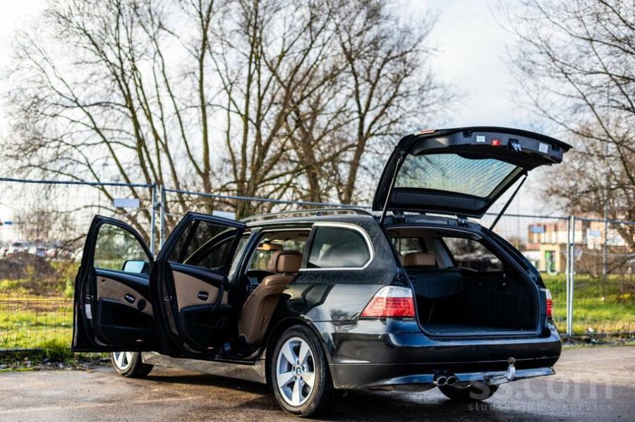 Melns BMW 525 2008 Rīga, ar dzinēja tilpumu 3.00 L un nobraukumu 320 tūkst. km par 6990 €, foto 10 vietnē AUTOMOTO.COM.LV