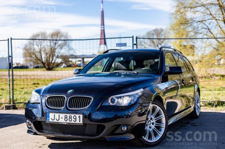 Melns BMW 525 2008 Rīga, ar dzinēja tilpumu 3.00 L un nobraukumu 398 tūkst. km par 6990 €, foto 1 vietnē AUTOMOTO.COM.LV
