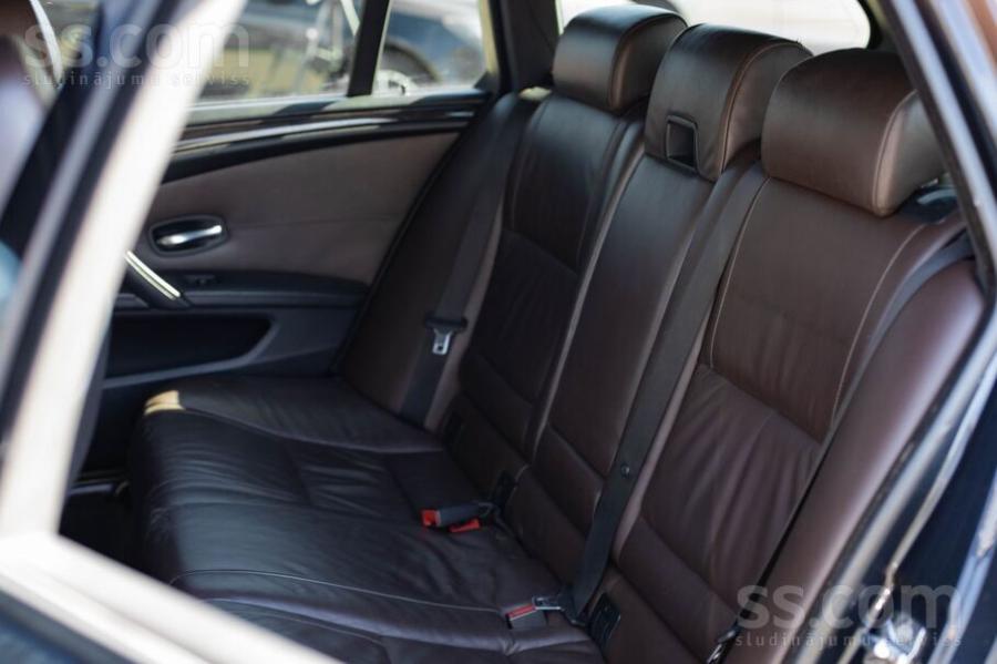 Melns BMW 525 2008 Rīga, ar dzinēja tilpumu 3.00 L un nobraukumu 398 tūkst. km par 6990 €, foto 11 vietnē AUTOMOTO.COM.LV