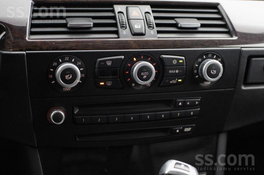 Melns BMW 525 2008 Rīga, ar dzinēja tilpumu 3.00 L un nobraukumu 398 tūkst. km par 6990 €, foto 23 vietnē AUTOMOTO.COM.LV