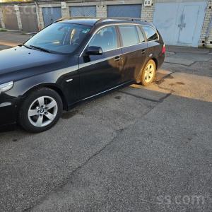 Black BMW 525 2008 in Riga, with an engine capacity of 3.00 L and mileage of 370 thousand km for 5700 €, photo 6 on AUTOMOTO.COM.LV
