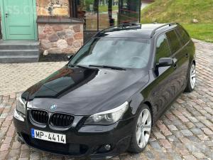 Melns BMW 525 2008 Rēzekne, ar dzinēja tilpumu 3.00 L un nobraukumu 428 tūkst. km par 5999 €, foto  vietnē AUTOMOTO.COM.LV