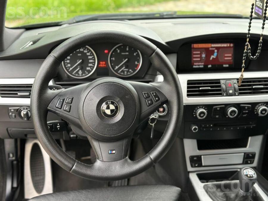 Черный БМВ 525 2008 в Резекне, объемом двигателя 3.00 л и пробегом 428 тыс. км за 5999 €, фото 14 на AUTOMOTO.COM.LV