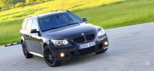 Black BMW 525 2008 in Siauliai, with an engine capacity of 2.99 L and mileage of 450 thousand km for 4900 €, photo 6 on AUTOMOTO.COM.LV