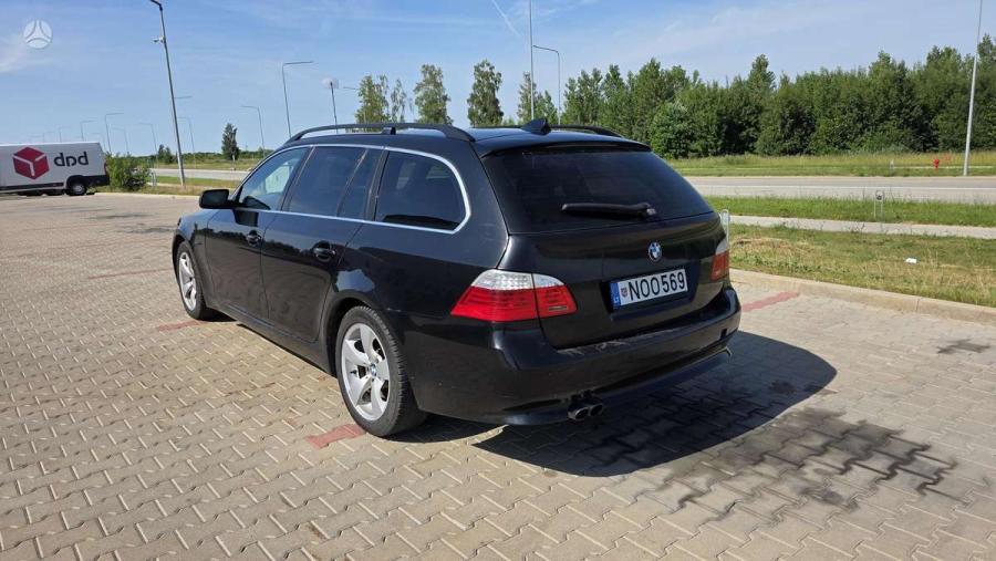 Melns BMW 525 2008 Šauļi, ar dzinēja tilpumu 2.99 L un nobraukumu 406 tūkst. km par 3850 €, foto 8 vietnē AUTOMOTO.COM.LV