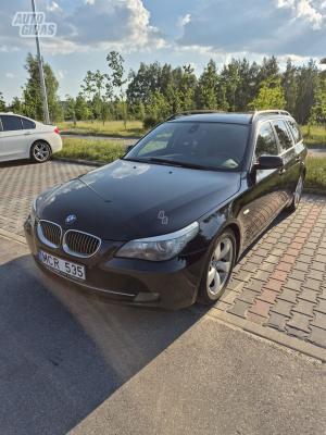 Black BMW 525 2008 in Vilnius, with an engine capacity of 3.00 L and mileage of 352 thousand km for 3900 €, photo  on AUTOMOTO.COM.LV