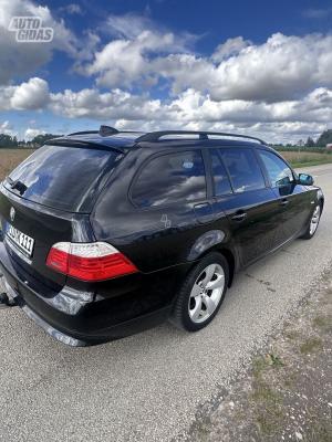 Black BMW 525 2008 in Sakiai, with an engine capacity of 3.00 L and mileage of 369 thousand km for 3900 €, photo 8 on AUTOMOTO.COM.LV
