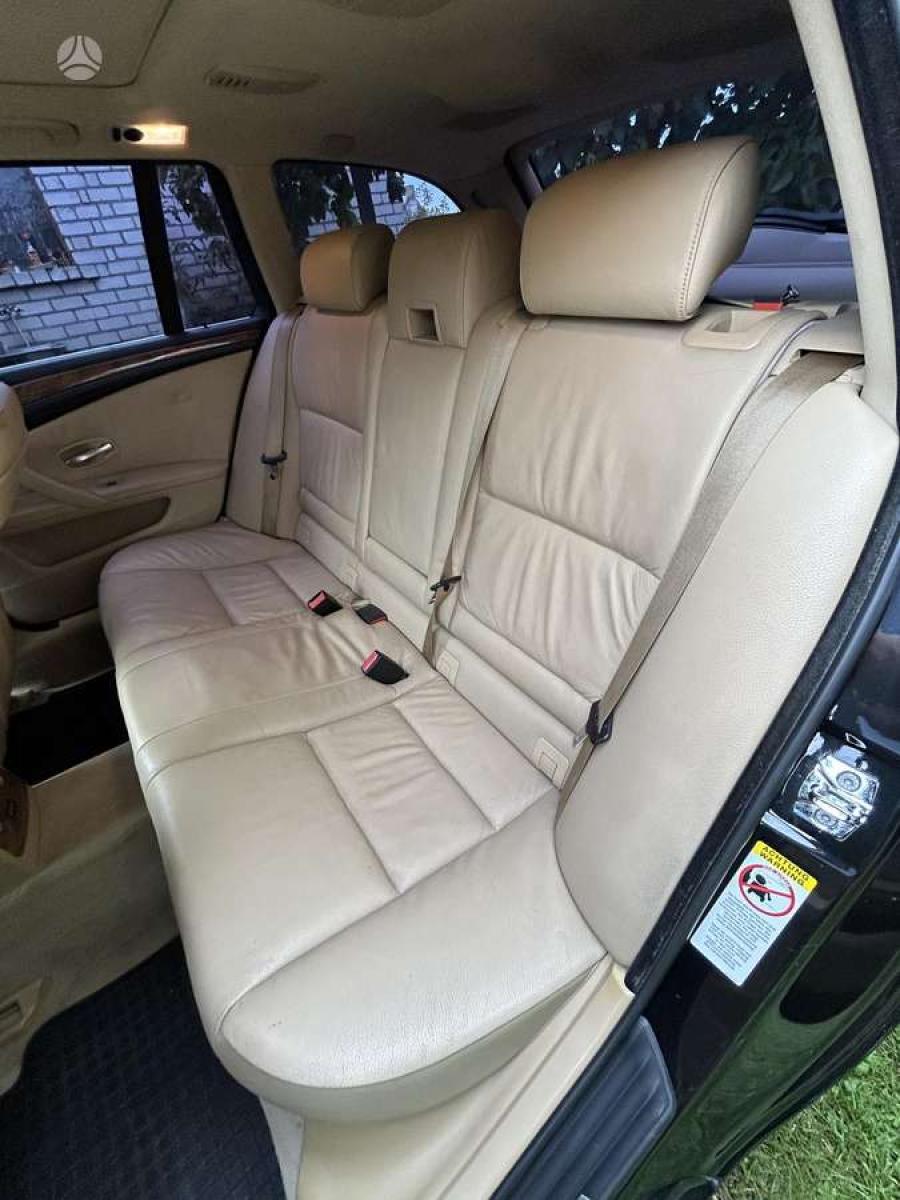 Melns BMW 525 2008 Kauņa, ar dzinēja tilpumu 2.99 L un nobraukumu 331 tūkst. km par 4990 €, foto 17 vietnē AUTOMOTO.COM.LV