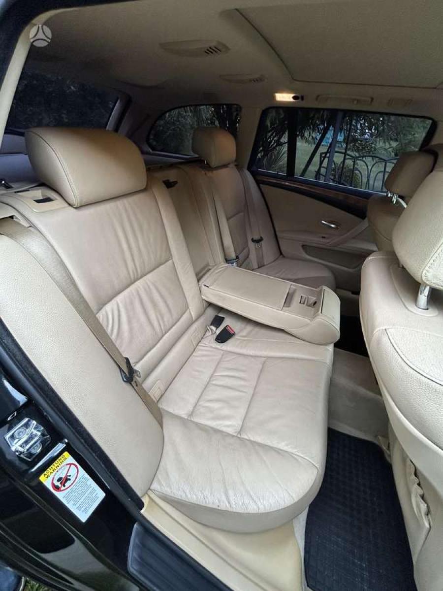 Melns BMW 525 2008 Kauņa, ar dzinēja tilpumu 2.99 L un nobraukumu 331 tūkst. km par 4990 €, foto 18 vietnē AUTOMOTO.COM.LV