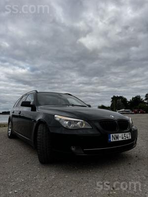 Black BMW 525 2008 in Riga, with an engine capacity of 3.00 L and mileage of 377 thousand km for 5150 €, photo 6 on AUTOMOTO.COM.LV