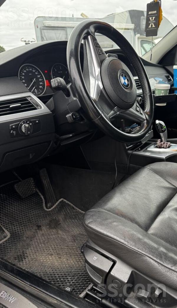 Melns BMW 525 2008 Rīga, ar dzinēja tilpumu 3.00 L un nobraukumu 377 tūkst. km par 5150 €, foto 7 vietnē AUTOMOTO.COM.LV