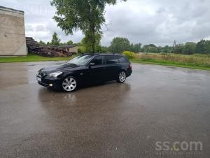Черный БМВ 525 2008 в Бауска, объемом двигателя 3.00 л и пробегом 415 тыс. км за 4100 €, фото  на AUTOMOTO.COM.LV