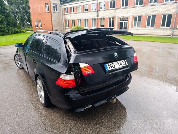 Melns BMW 525 2008 Bauska, ar dzinēja tilpumu 3.00 L un nobraukumu 415 tūkst. km par 4100 €, foto 5 vietnē AUTOMOTO.COM.LV