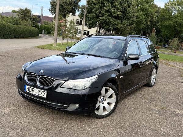 Черный БМВ 525 2008 в Каунас, объемом двигателя 3.00 л и пробегом 400 тыс. км за 2950 €, фото 1 на AUTOMOTO.COM.LV