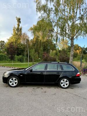 Black BMW 525 2008 in Valka, with an engine capacity of 3.00 L and mileage of 333 thousand km for 3500 €, photo 3 on AUTOMOTO.COM.LV